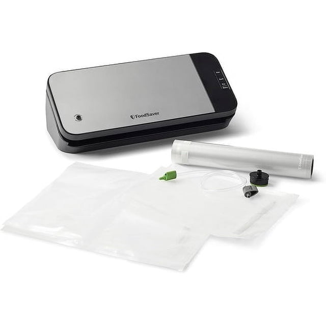 FoodSaver Vacuum Sealer Machine with Accessories, Stainless Steel ...