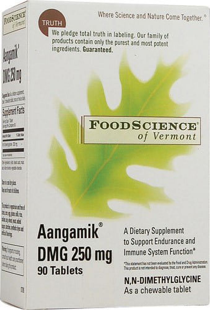 FoodScience of Vermont Aangamik DMG 250mg Tablets, 90 Ct - Walmart.com