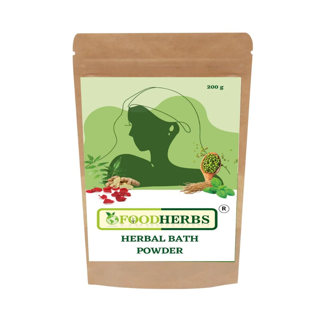 Foodherbs Herbal Bath Powder 200g Sunni Pindi Nalungu Mavu Ubtan Pack ...