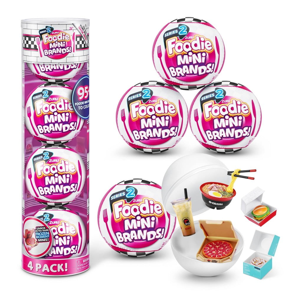 Foodie Mini Brands Series 2 Capsule 4pk - Walmart.com