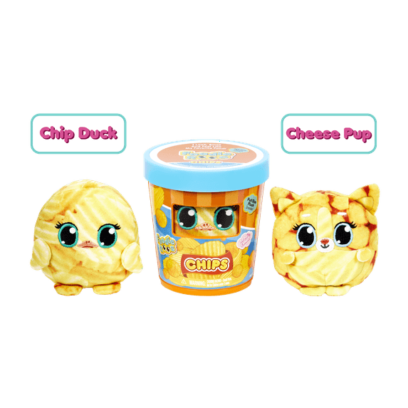 Foodie Roos - Snack-a-Roo Plush Chips Edition - Surprise Squeezable ...