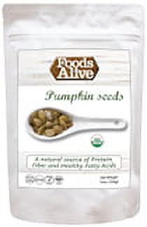 Foods Alive Organic Pumpkin Seeds, Hulled, 12 oz (340 g) - Walmart.com