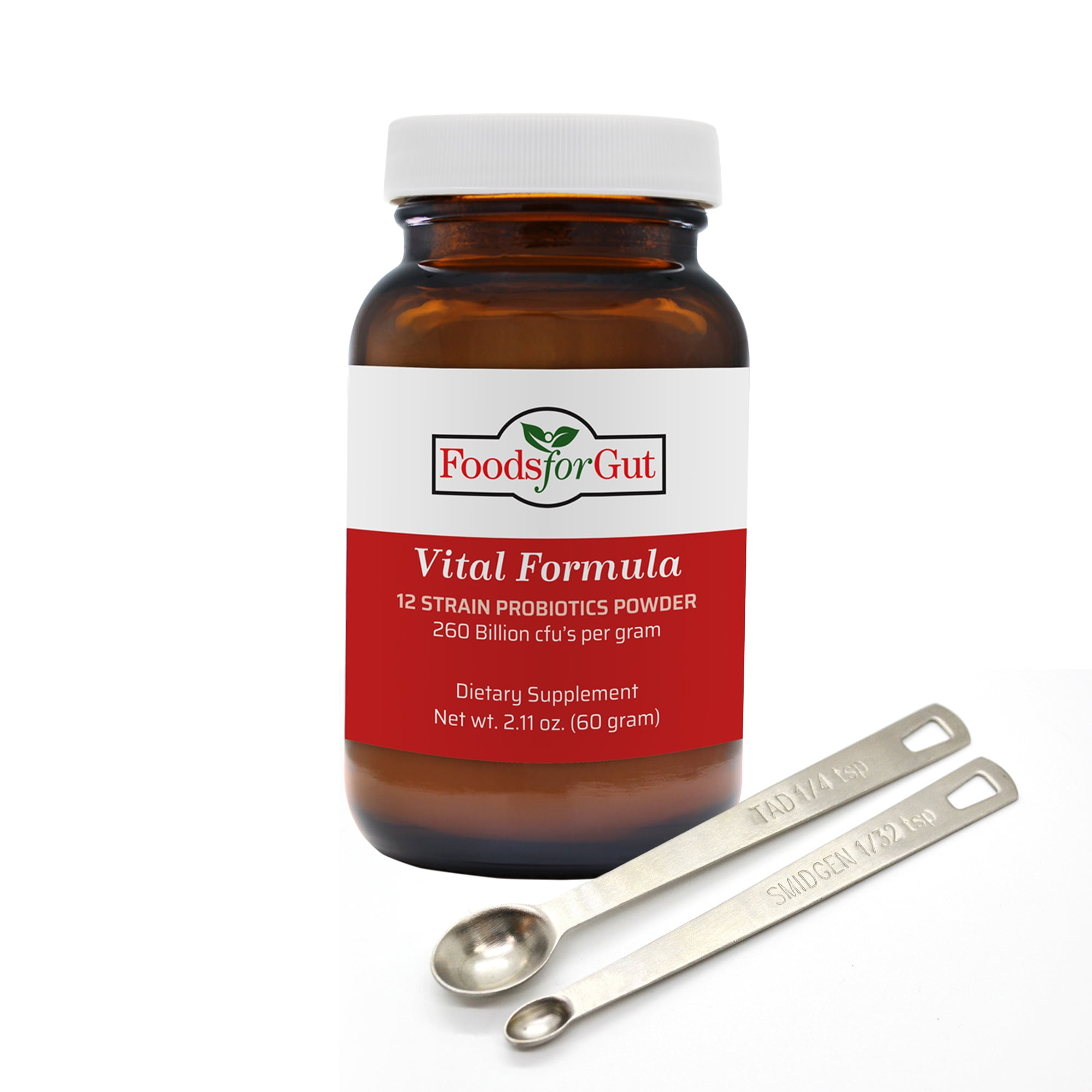 Foods For Gut Vital Formula 12 Strain Probiotics Powder 260B CFU 30g ...