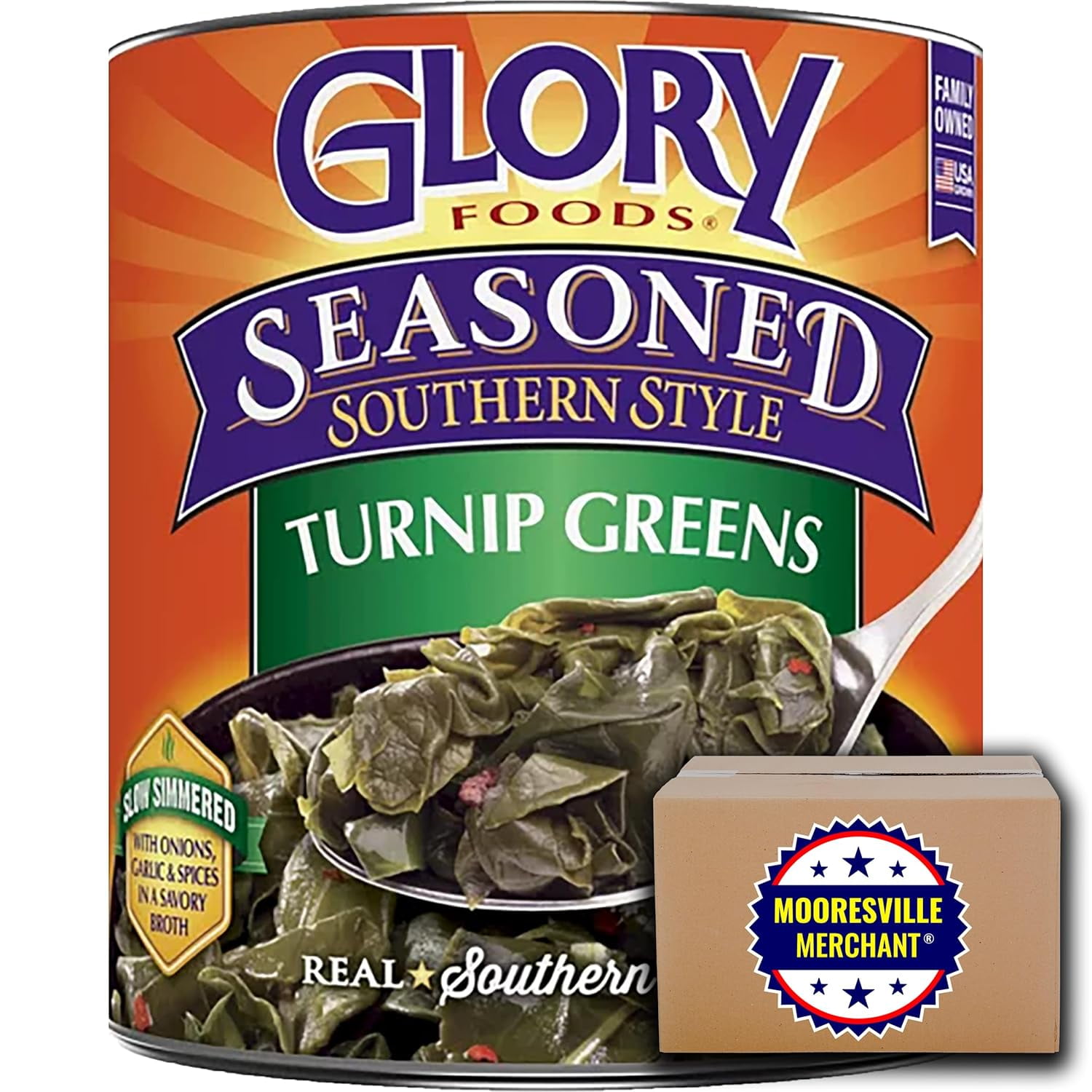 Foods Seasoned Turnip Greens, 27 oz, 4 Cans with Decal - Walmart.com