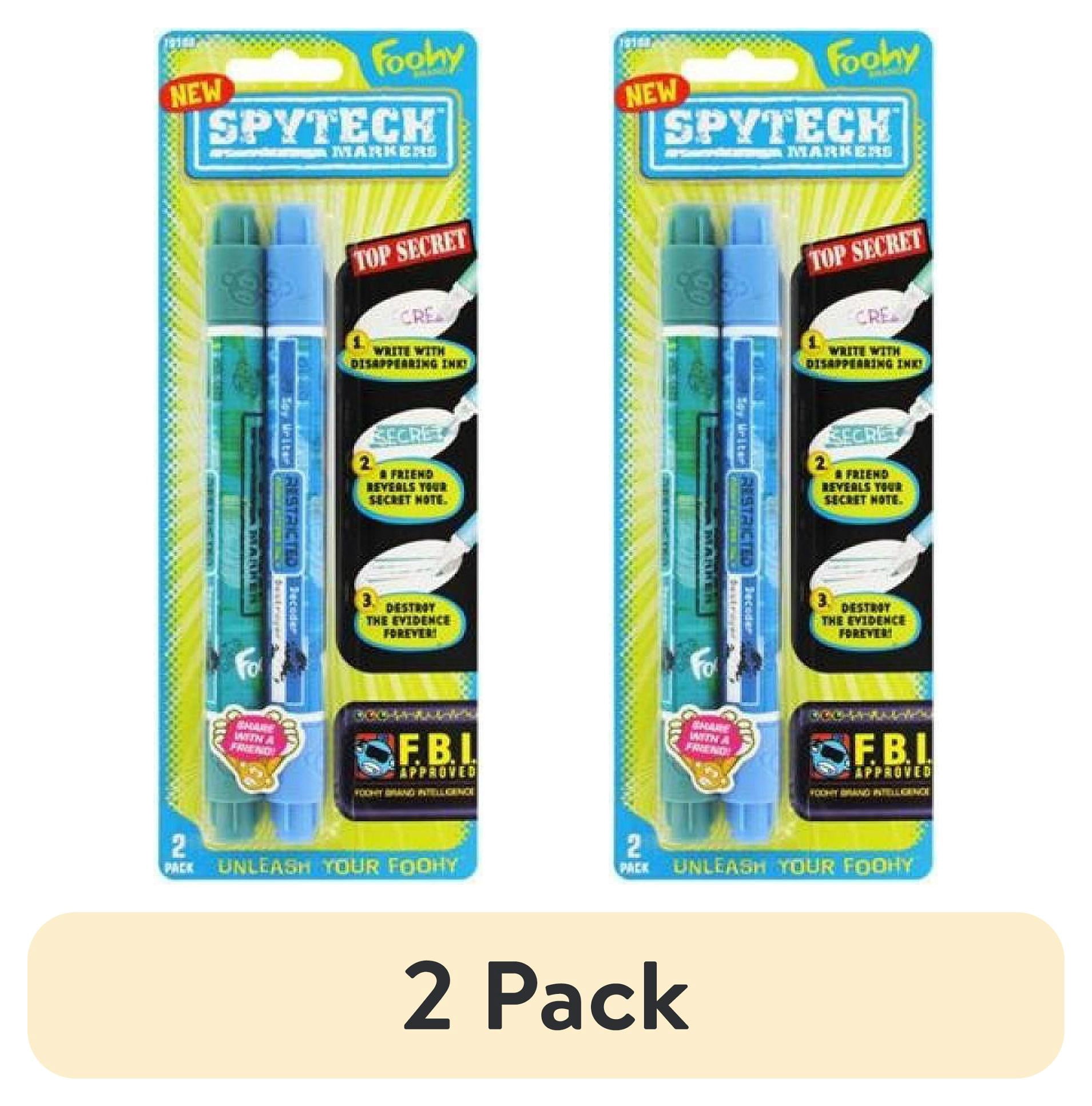 (2 pack) FOOHY SPYTECK MARKERS 2CT - Walmart.com