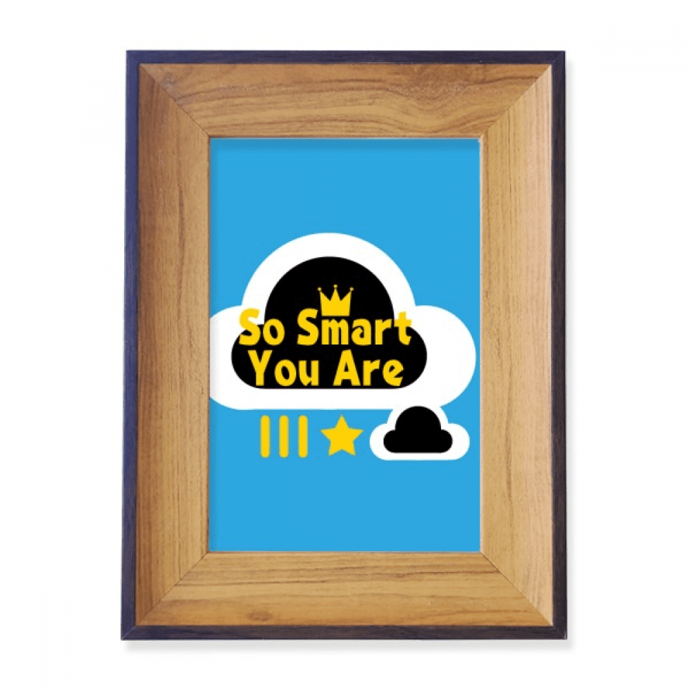Fools Praised Played Clever Photo Frame Exhibition Display Art Desktop ...