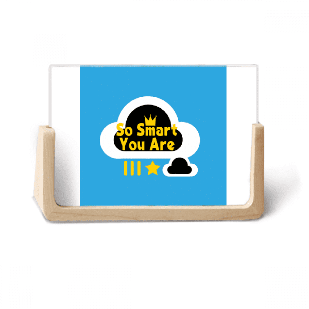 Fools Praised Played Clever Photo Wooden Photo Frame Tabletop Display ...