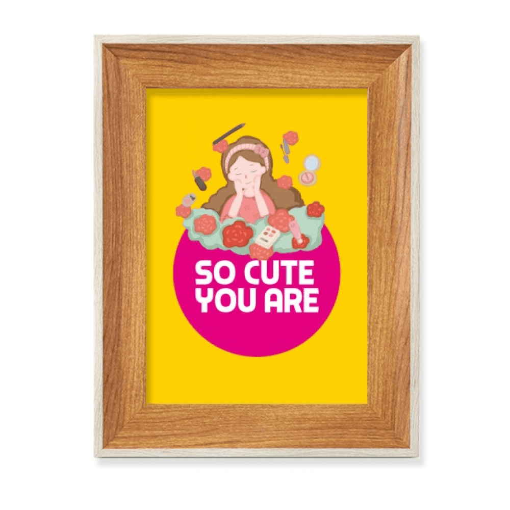 Fools Praised Played Cute Desktop Wooden Photo Frame Display Picture ...