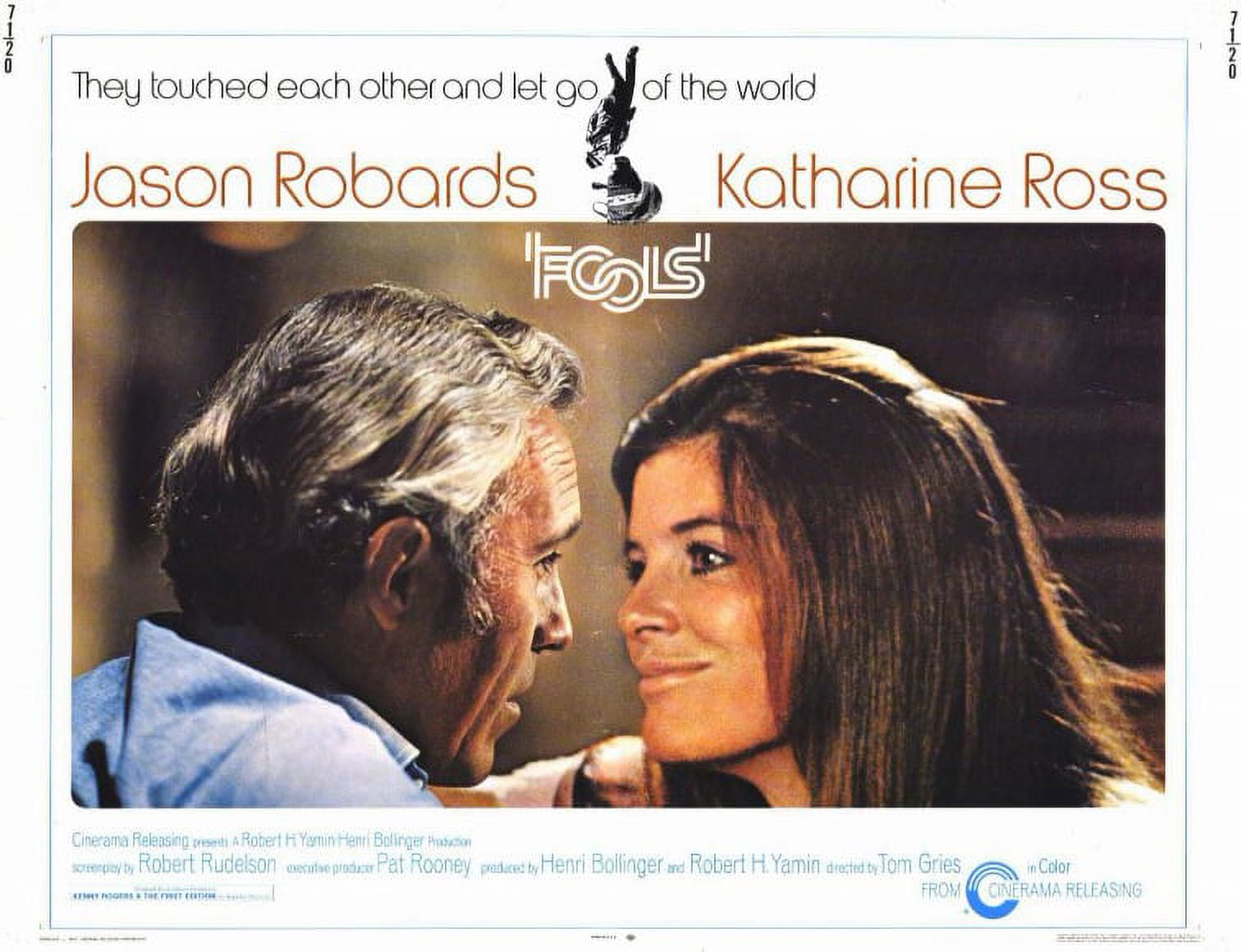 Fools - movie POSTER (Style A) (11" x 14") (1971) - Walmart.com