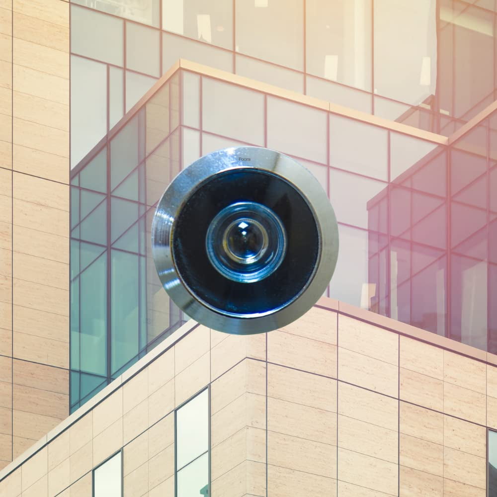 Foora Brass Door Eye Viewer 220 Degree Wide Angle Peephole HD Optical ...