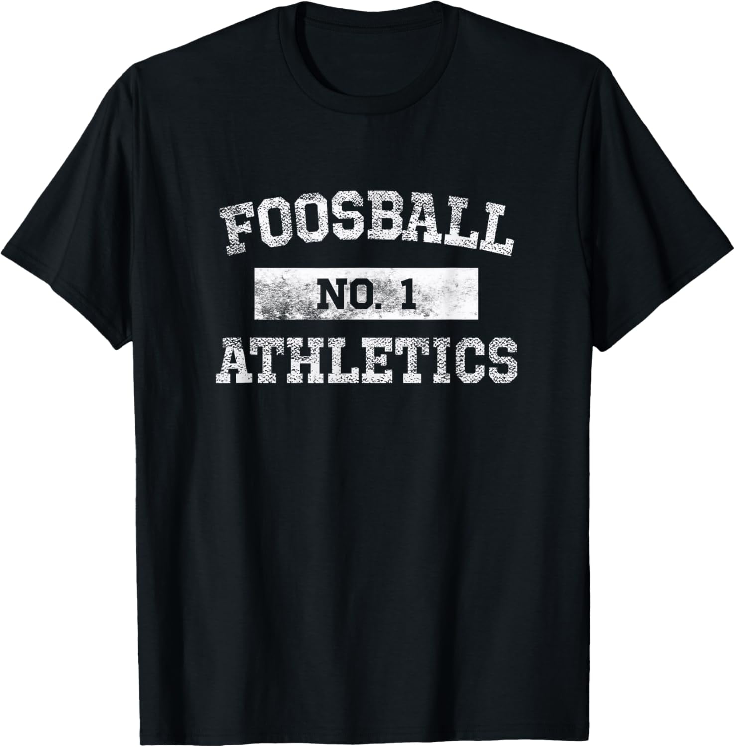 Foosball Athletics T Shirt No. 1 Distressed - Walmart.com