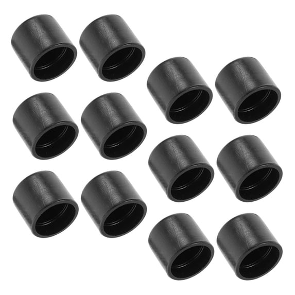 TABLZONE Foosball Table Replacement Safety End Caps 12pcs Black Round ...