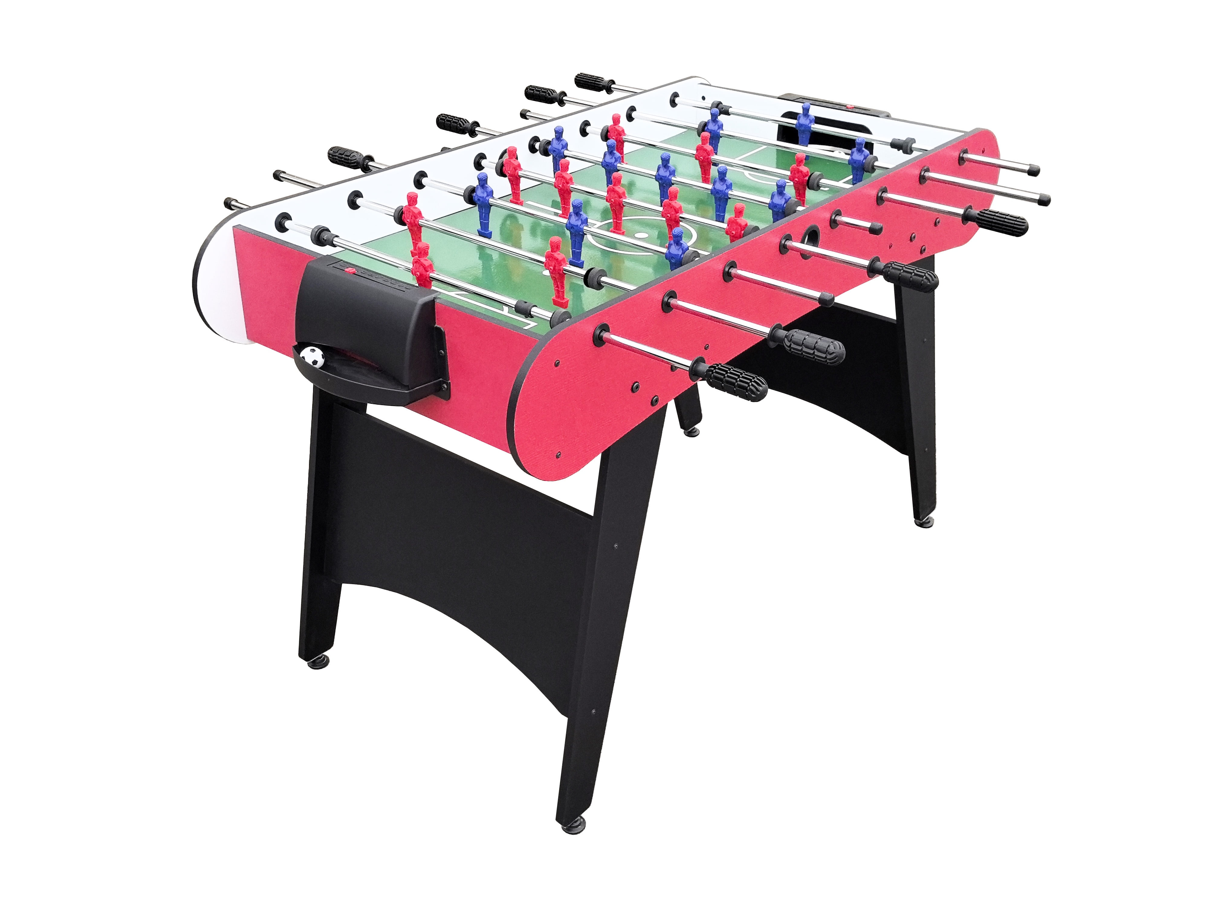 Foosball Table, 48'' Home Arcade Table Soccer with 2 Balls, Soccer ...