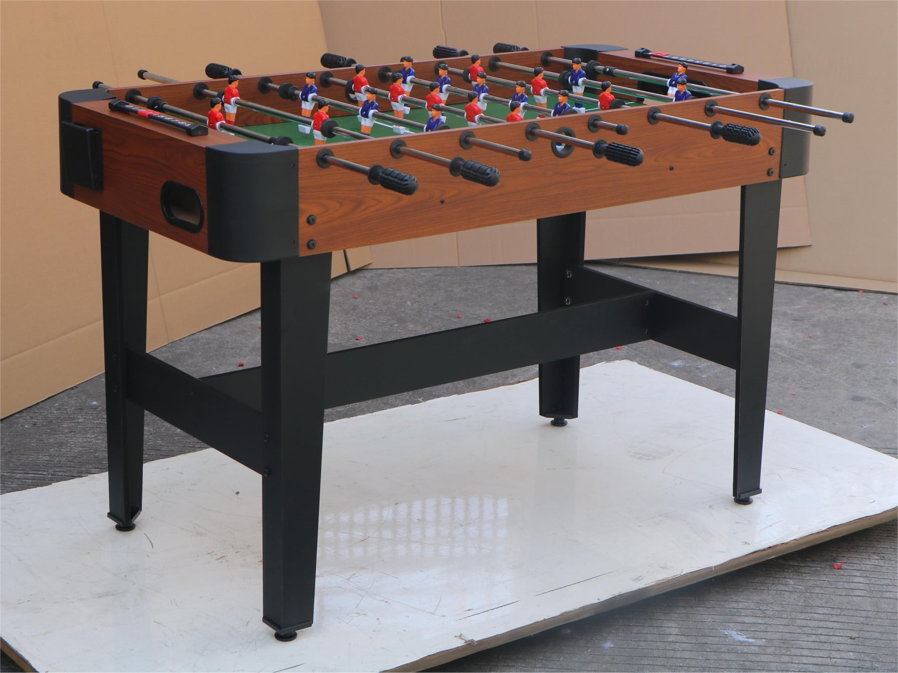 Foosball Table, Soccer Table with Cup Holder for Home, Family, Kids ...