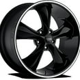 Foose 1PC Aluminum Rim F104 LEGEND 20X8.5in Gloss Black Milled Finish ...