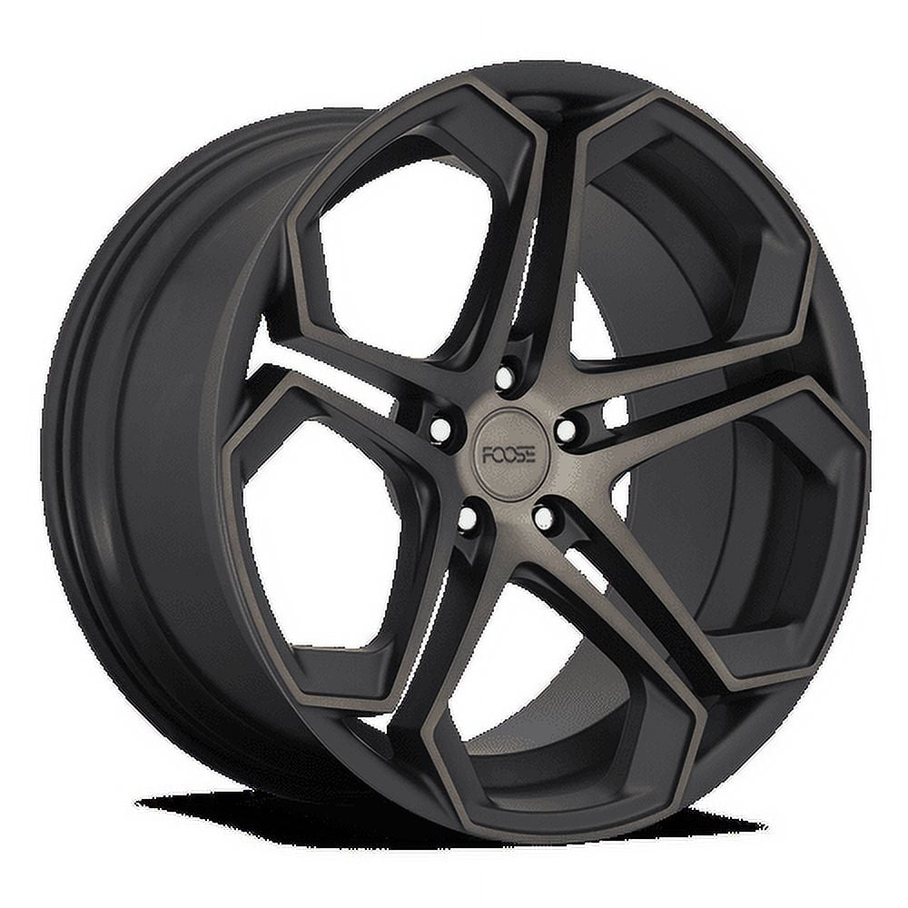 Foose 1PC Aluminum Rim F168 IMPALA 20X10.5in Matte Machined Double Dark ...