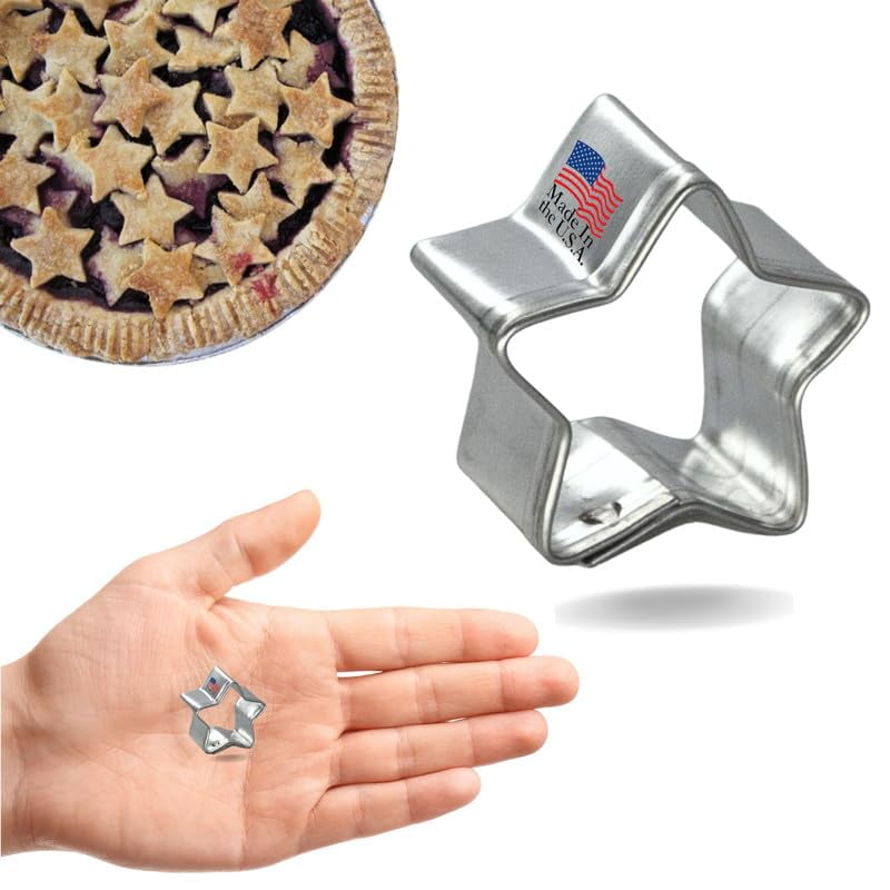 Foose Brand Miniature Star Cookie Cutter 1 in, Tin Plate Steel ...