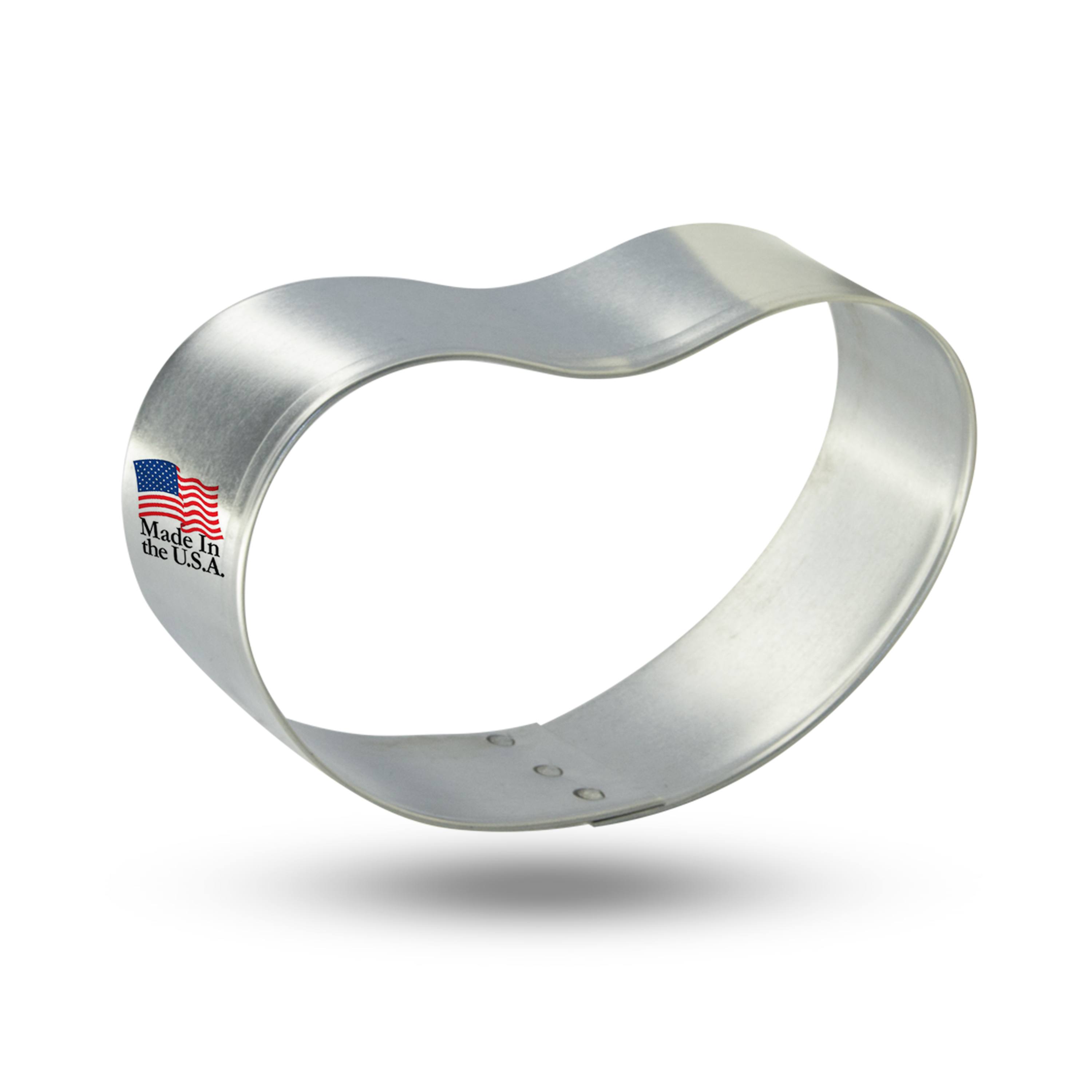 Foose Cookie Cutters Jelly Bean Cookie Cutter 3 in, Tin Plate Steel ...