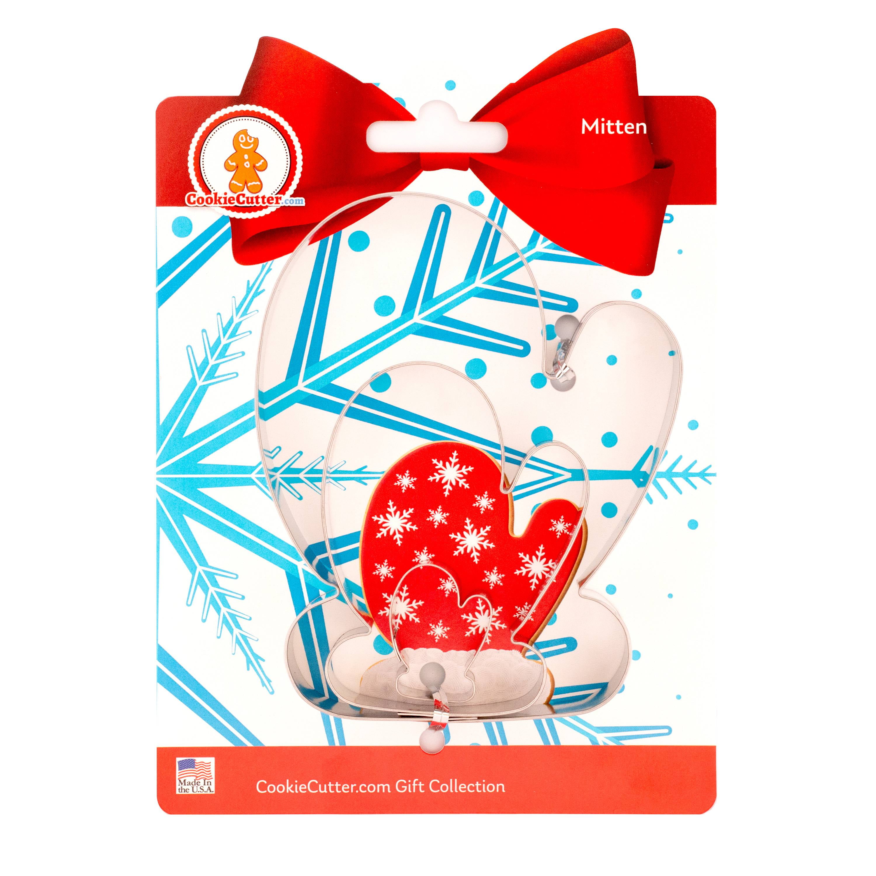 Foose Cookie Cutters Mitten Cookie Cutter 3 Piece Nested Set, Hang Tag ...