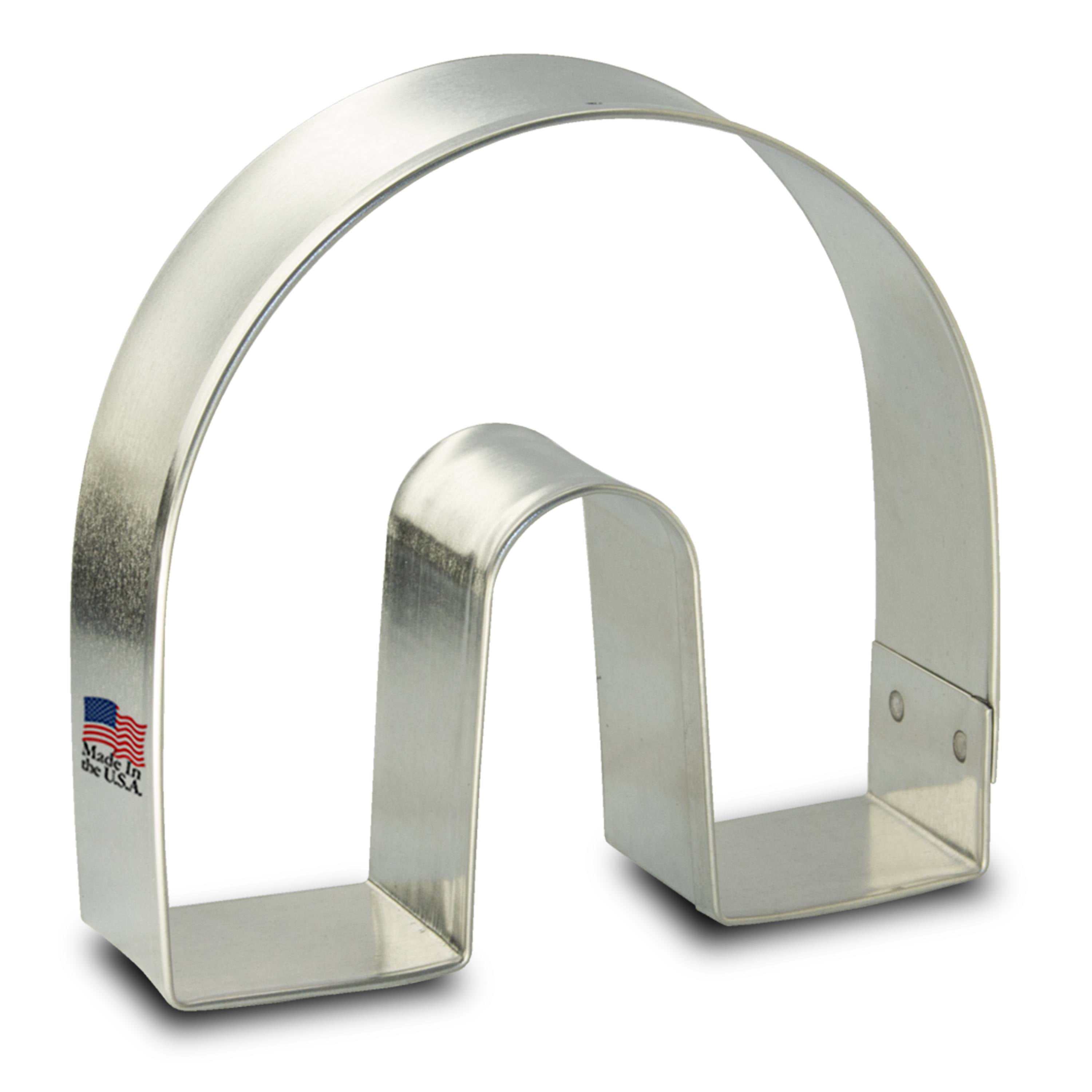 Foose Cookie Cutters Rainbow Horse Shoe Cookie Cutter 3 in, Tin Plate ...