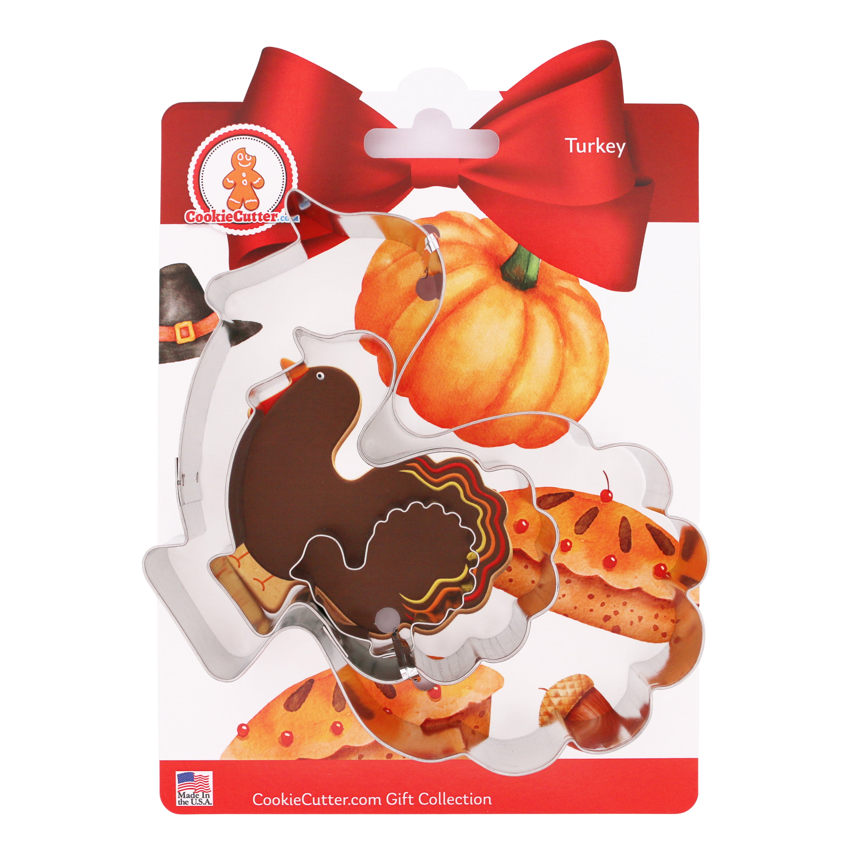 Foose Cookie Cutters Thanksgiving Turkey Cookie Cutter 3 Piece Set Hang ...