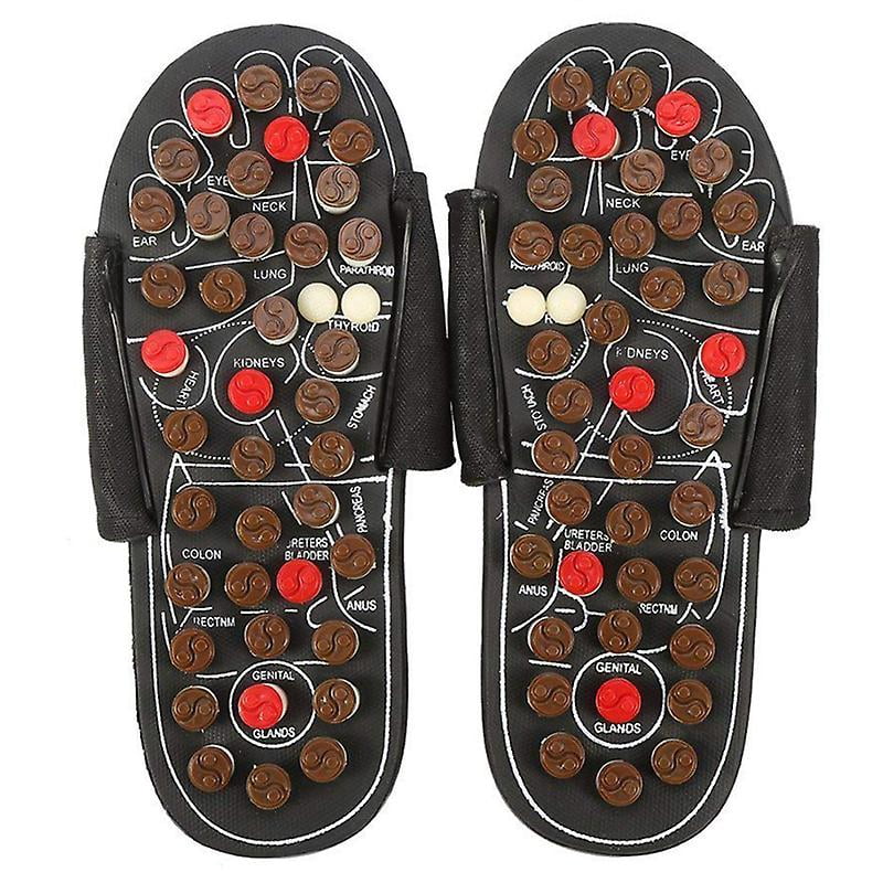 Foot Acupoint Activating Massage Slippers Acupressure Therapy Feet Care ...