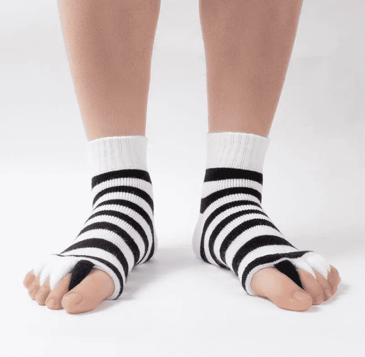 Unisex Foot Alignment Socks - Toe Separators for Comfort & Support ...
