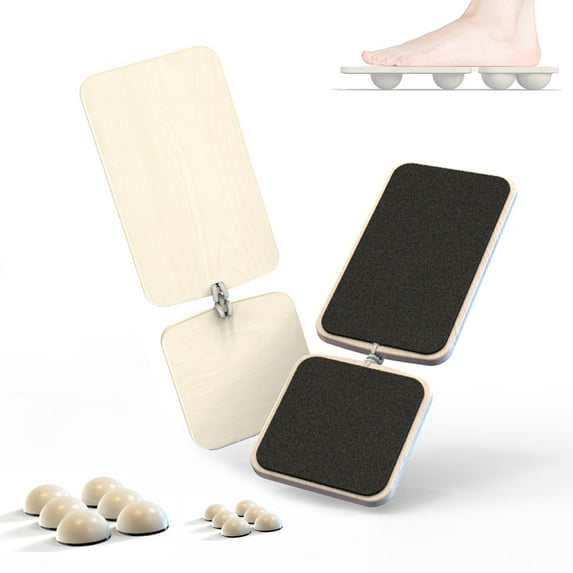 Foot Balance Trainer Board Paired with Balance Exercise Ball for ...