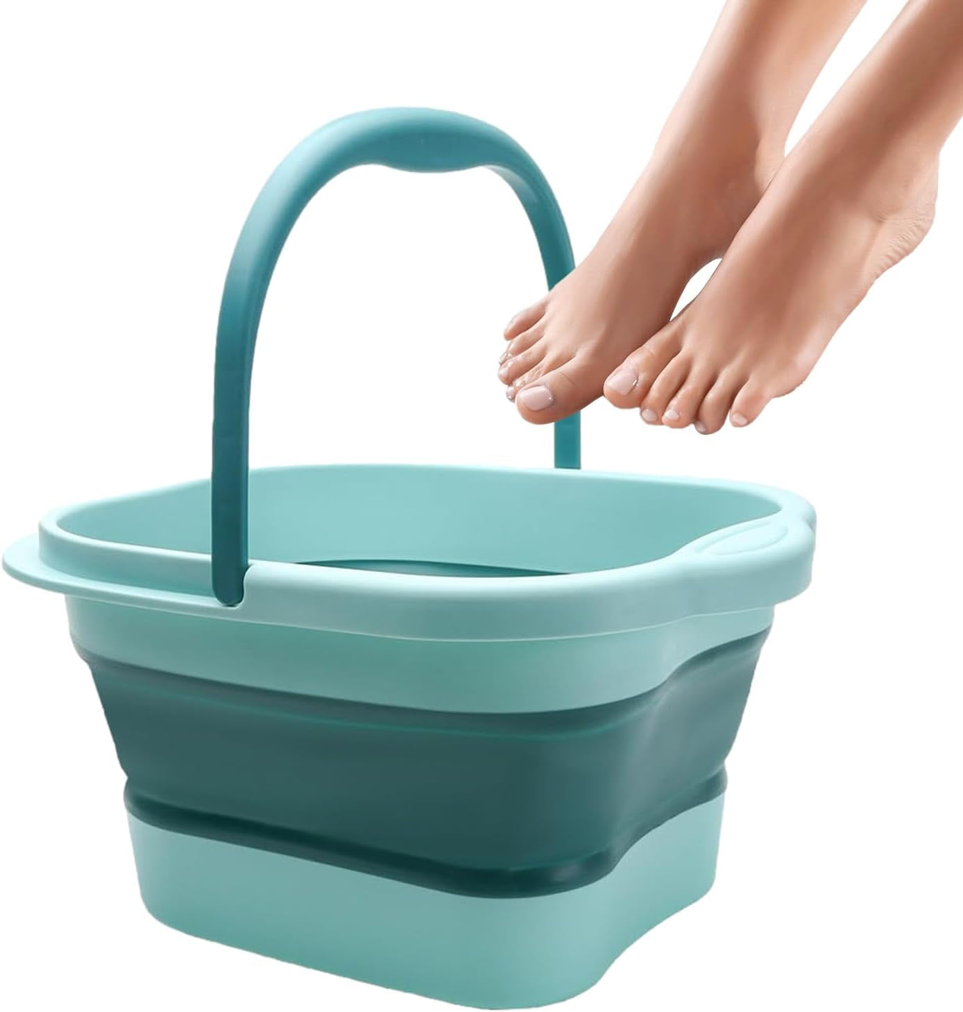 Foot Bath Bucket,Foldable Foot Bath Basin 15l - Portable Foot Spa ...