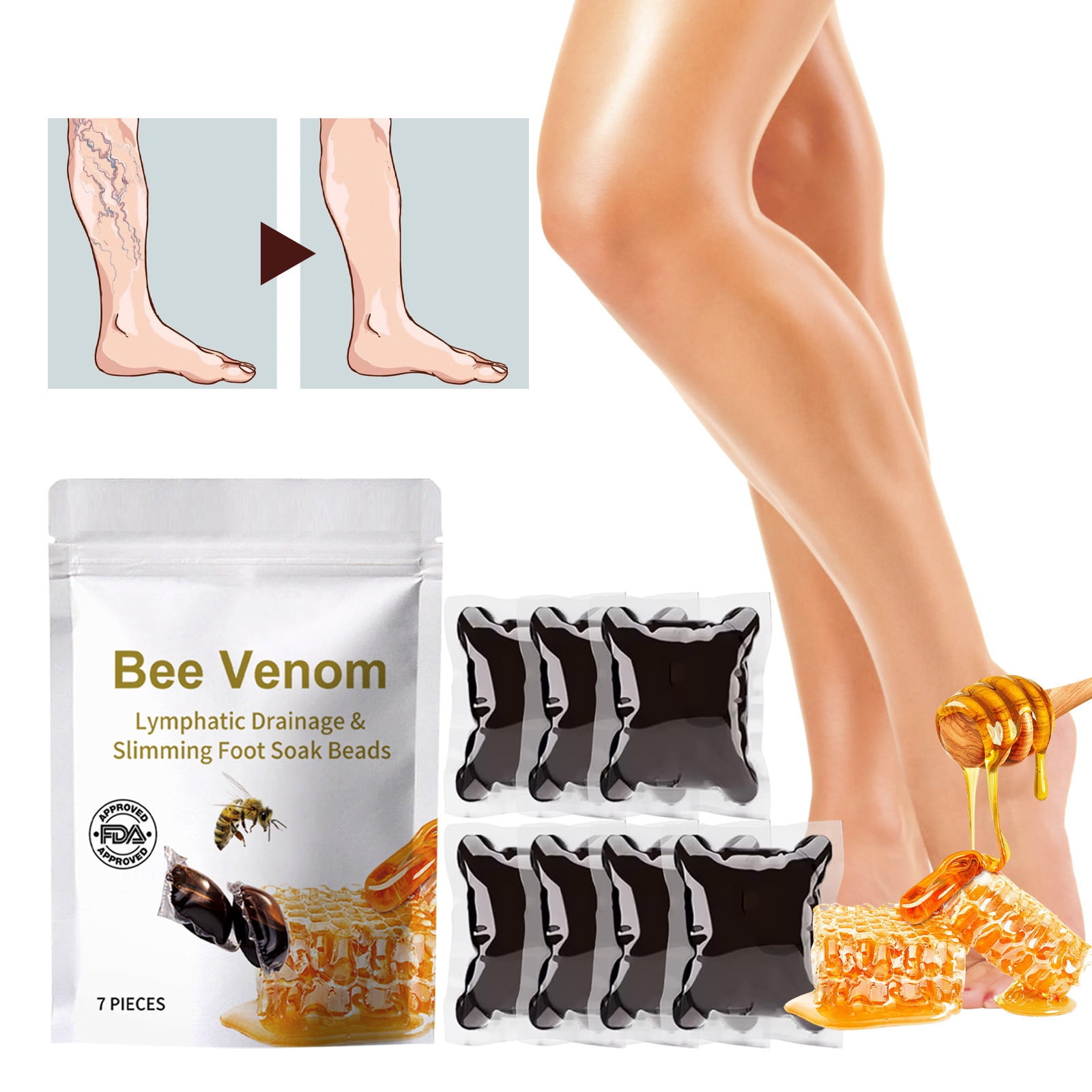 Foot Bath, Foot Beads, Lymphatic Drainage Foot Bath, Lymphatic Foot ...
