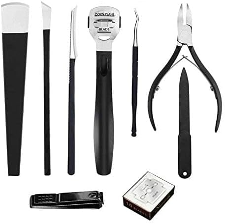 Foot Care Pedicure Callus Shaver Hard Skin Remover 10 Blades Ingrown ...