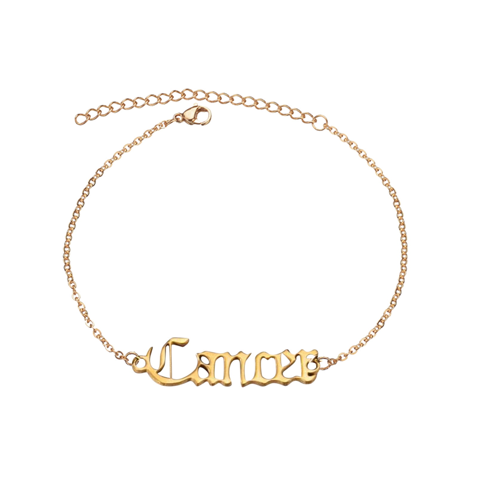 Foot Chain 12 Constellation Mother And Daughter Chain Layer Anklet ...