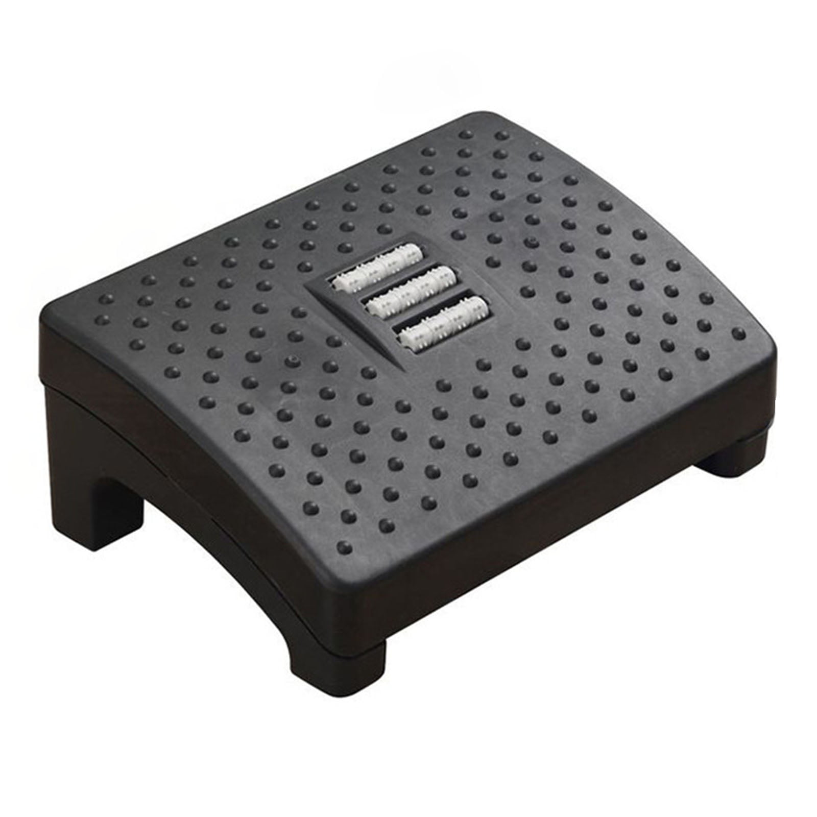 Foot Chair Tilted Stool Footrest for Desk Improves Posture Black ...