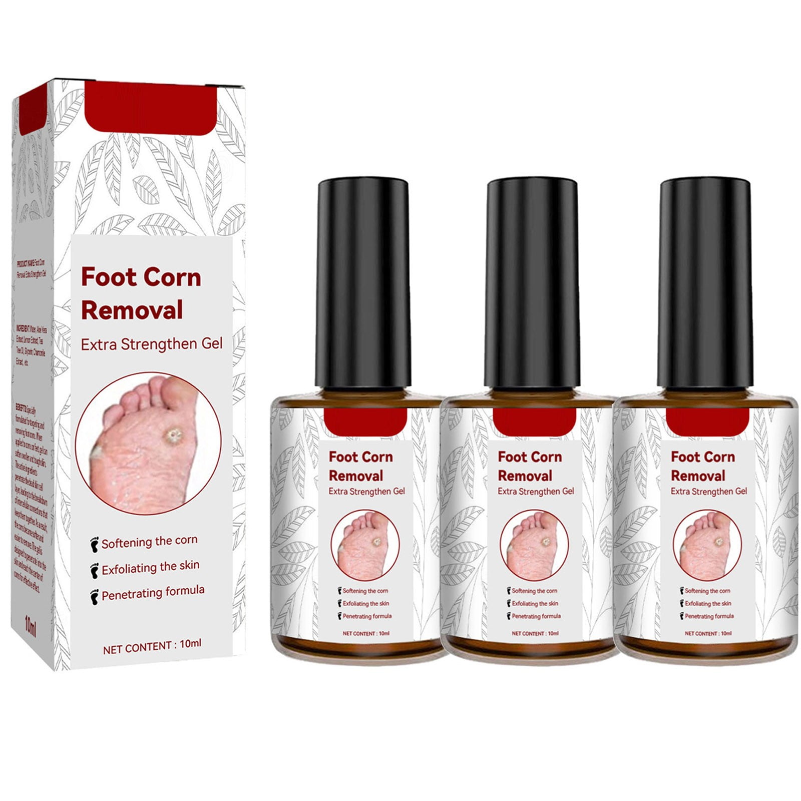 Foot Corn Removal Extra Strengthen Gel, Liquid Corn And Callus Remover ...