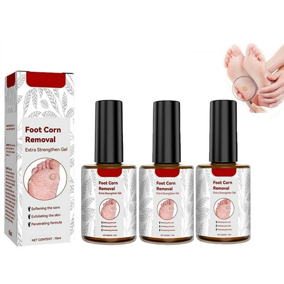 Foot Corn Removal Extra Strengthen Gel, Liquid Corn and Callus Remover ...