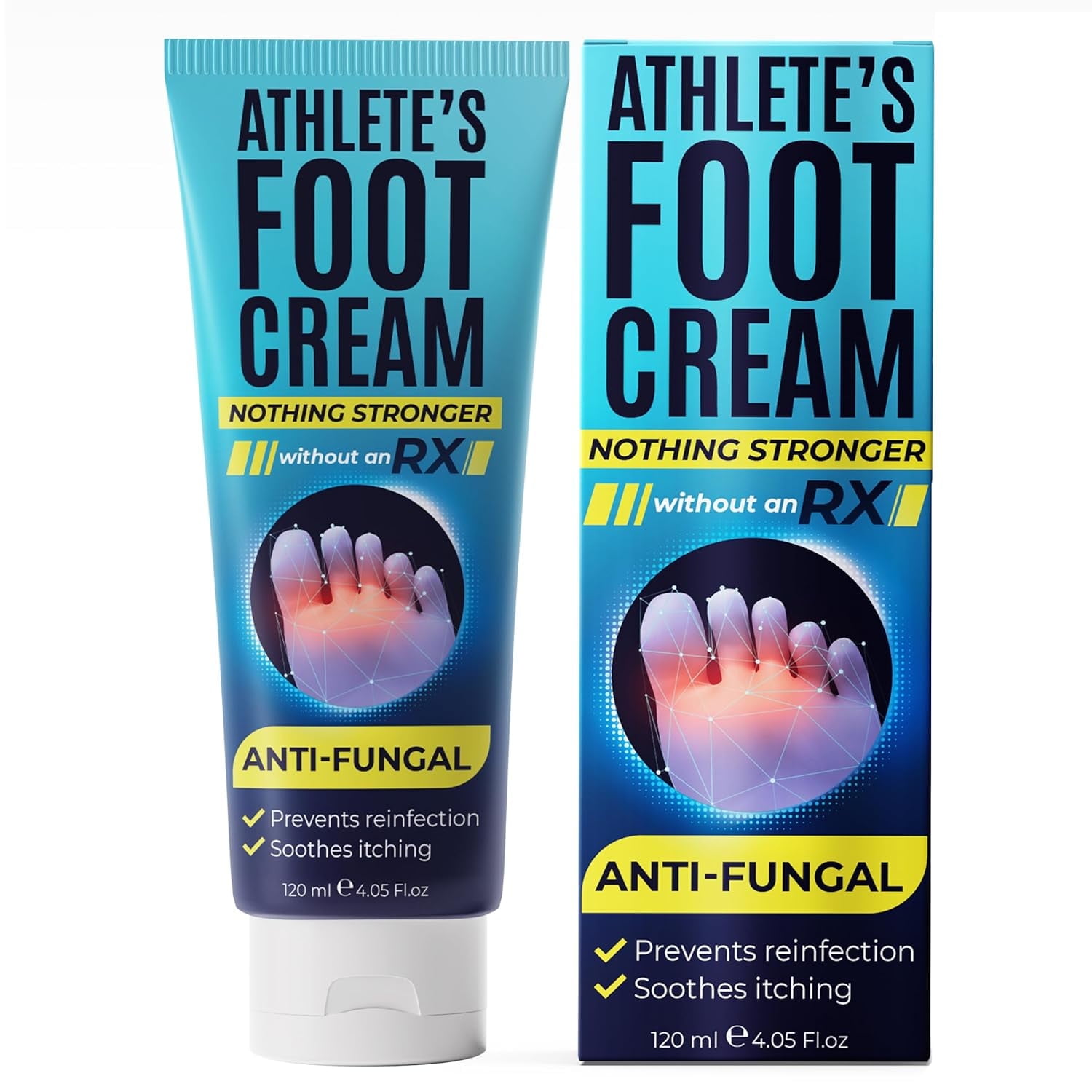 Foot Cream | Athlete’s Foot Cream for Cracked Heels, Dry Skin & Itchy ...