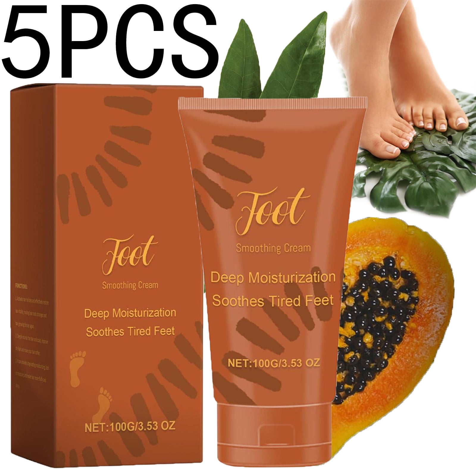 Foot Cream,Intensive Foot Repair,Sole Solution Foot Treatment,Treatment for Dry, Cracked Heels ...