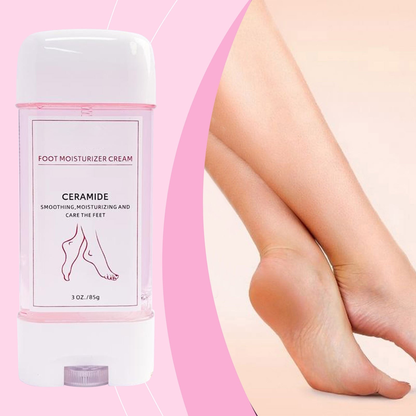 Foot Cream Moisturizer for Dry Cracked Heels and Rough Feet | Hydrating Ointment with Aloe ...