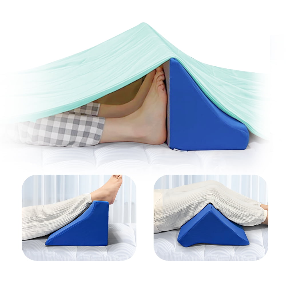 Foot Elevation Wedge for Bed - Foam Block Support for Foot, Knee, Ankle ...