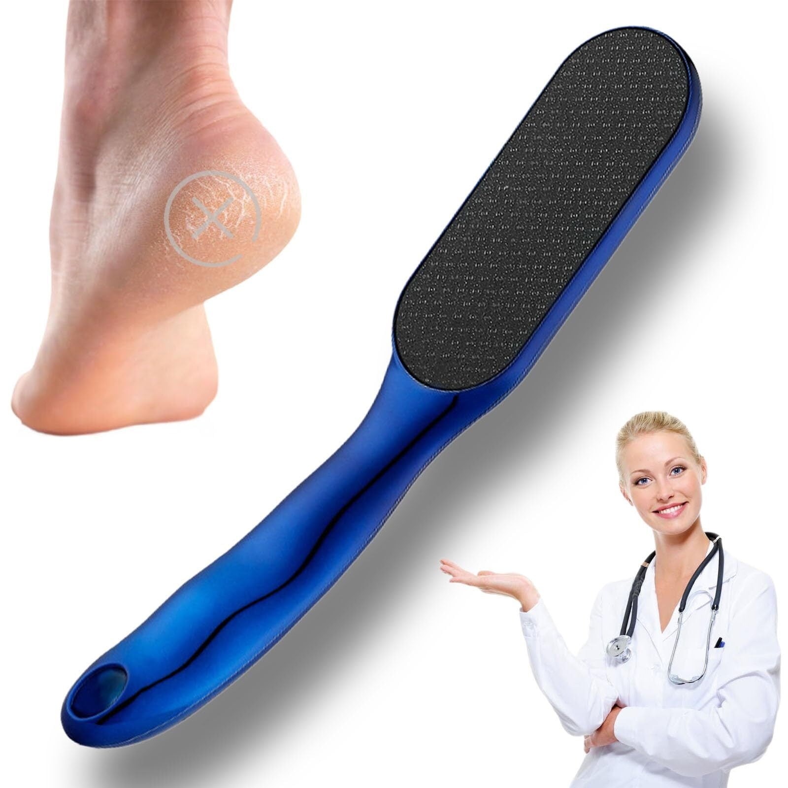 Foot File, 2025 Upgrade Foot File, Nano Glass Foot File Callus Remover ...