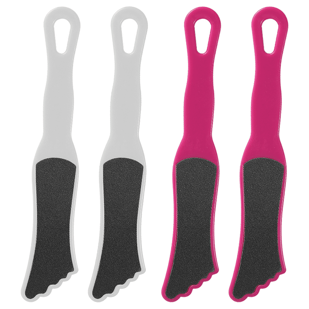 Foot File (4 Pack): 2-in-1 Callus Remover Pedicure Stone For Smooth ...