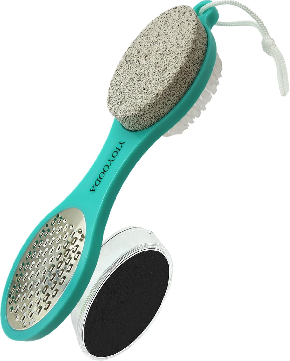 Foot File Callus Remover 5-in-1, Feet Scraper Pedicure Tools with ...