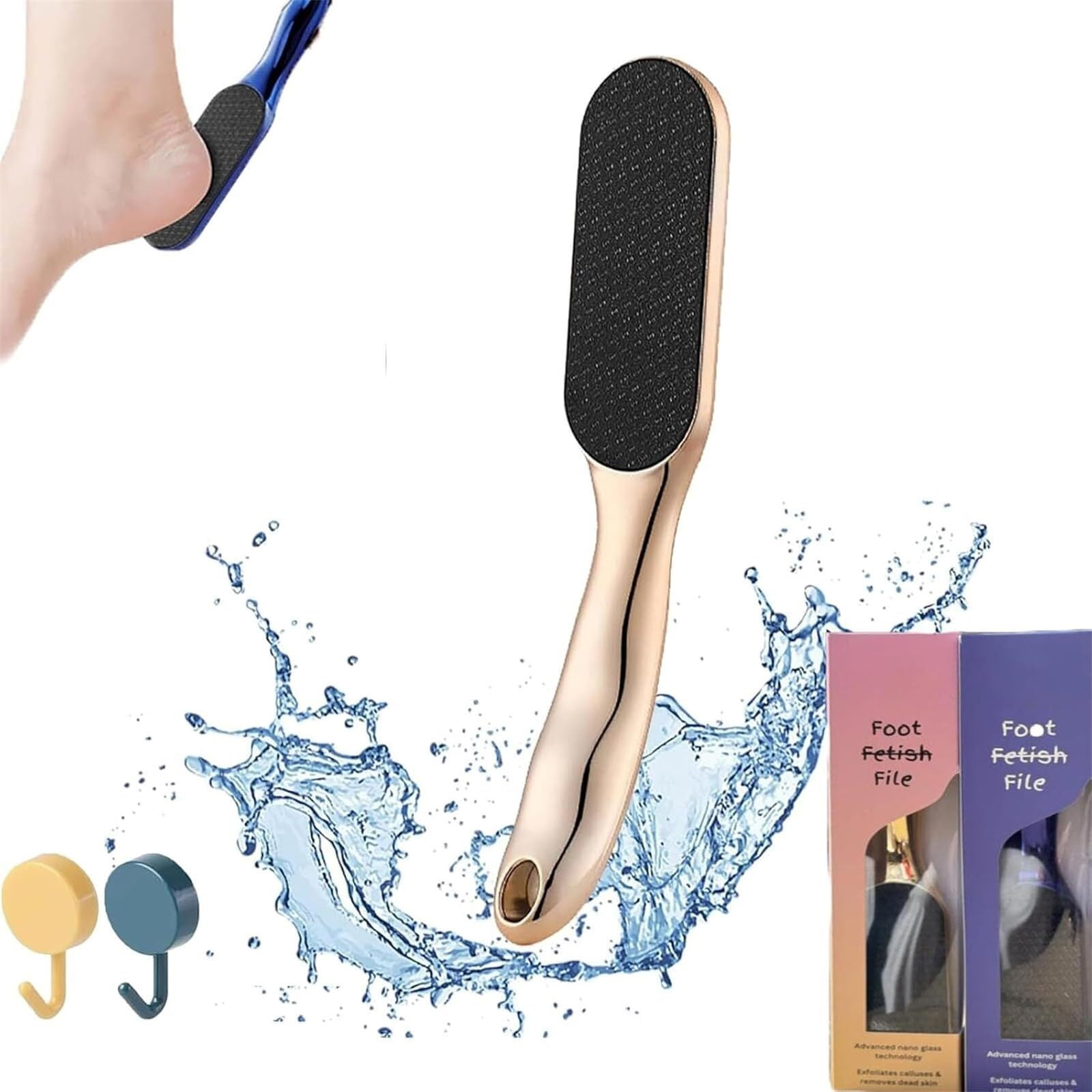 Foot File, Pedicure Foot File, Hard Skin Remover Dead Skin Remover Nano ...