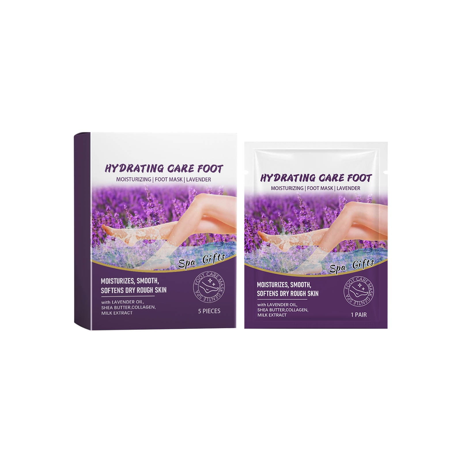 Foot Mask for Dry Cracked Feet, Foot Moisturizing Socks for Women ...