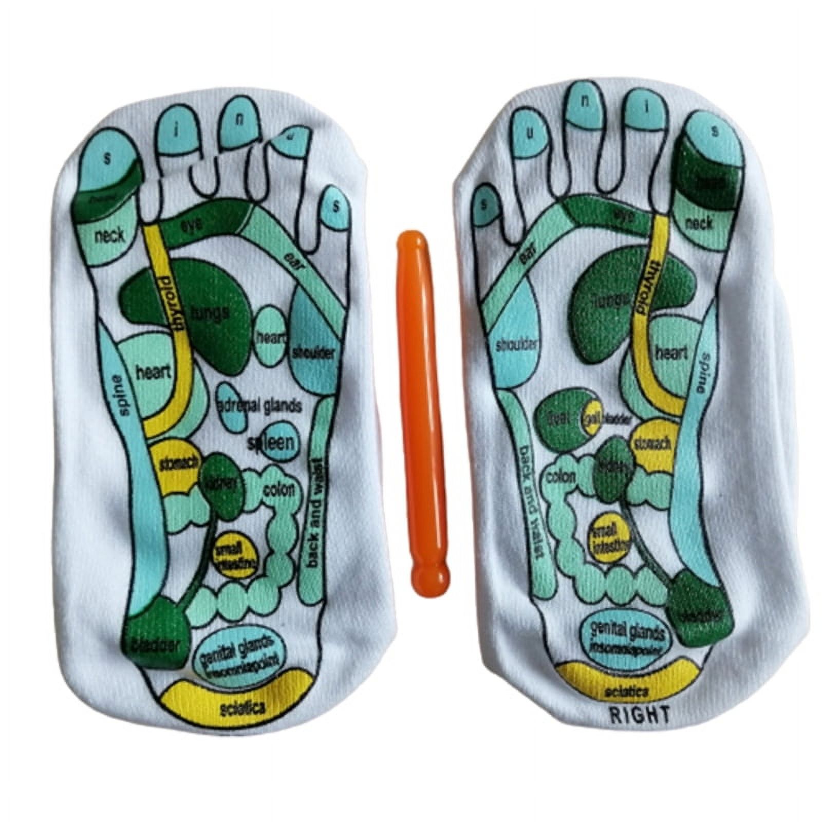 Foot Massage Acupressure Socks Relieve Tired Feet Reflexology Socks
