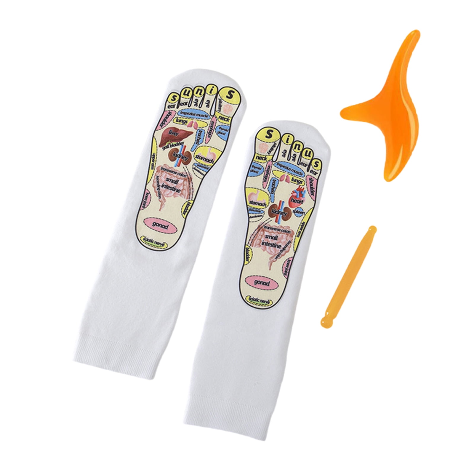 Foot Massage Acupressures Socks Relieve Fatigue Reduce Stress ...