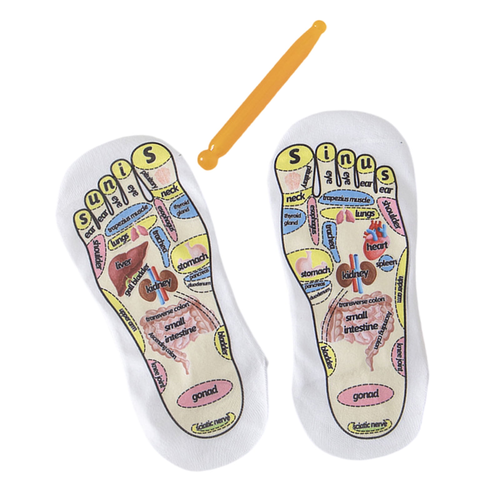 Foot Massage Acupressures Socks Relieve Fatigue Reduce Stress ...