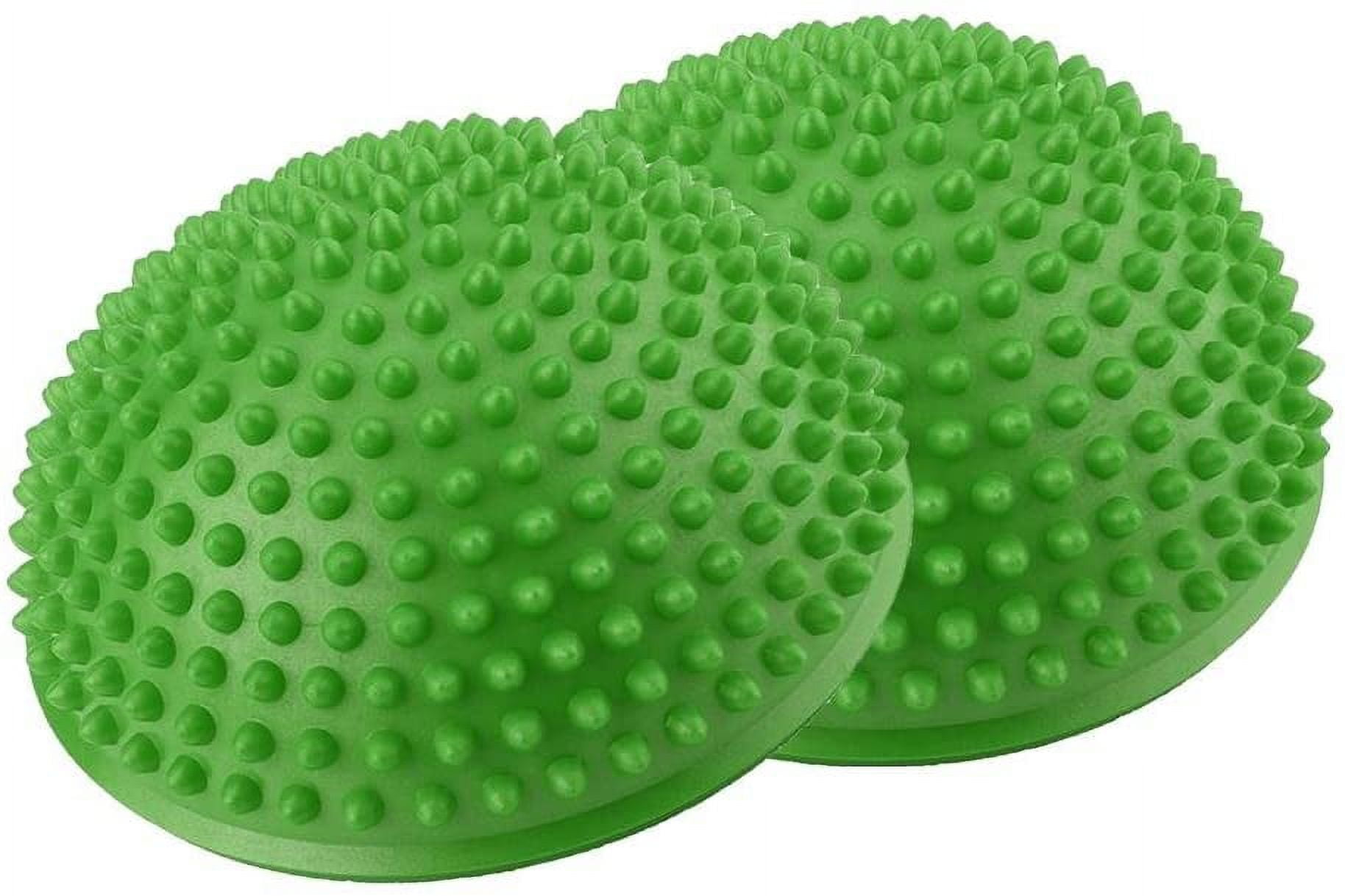 Foot Massage Ball, 8 Colors PVC Inflatable Half Yoga Balls Massage ...