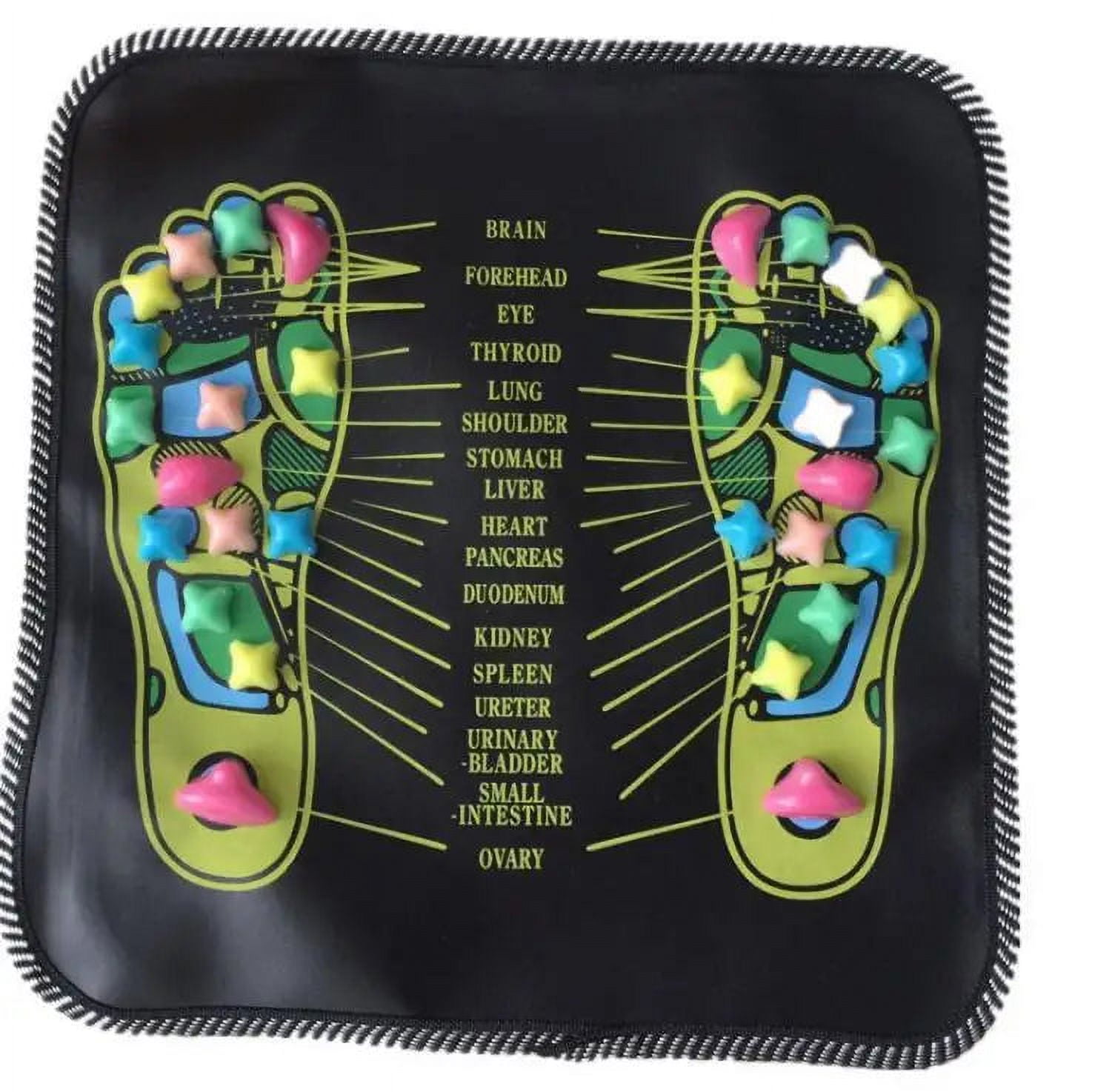 Foot Massage Mat Acupressure Relax Massage Pad Trigger Point Heath ...