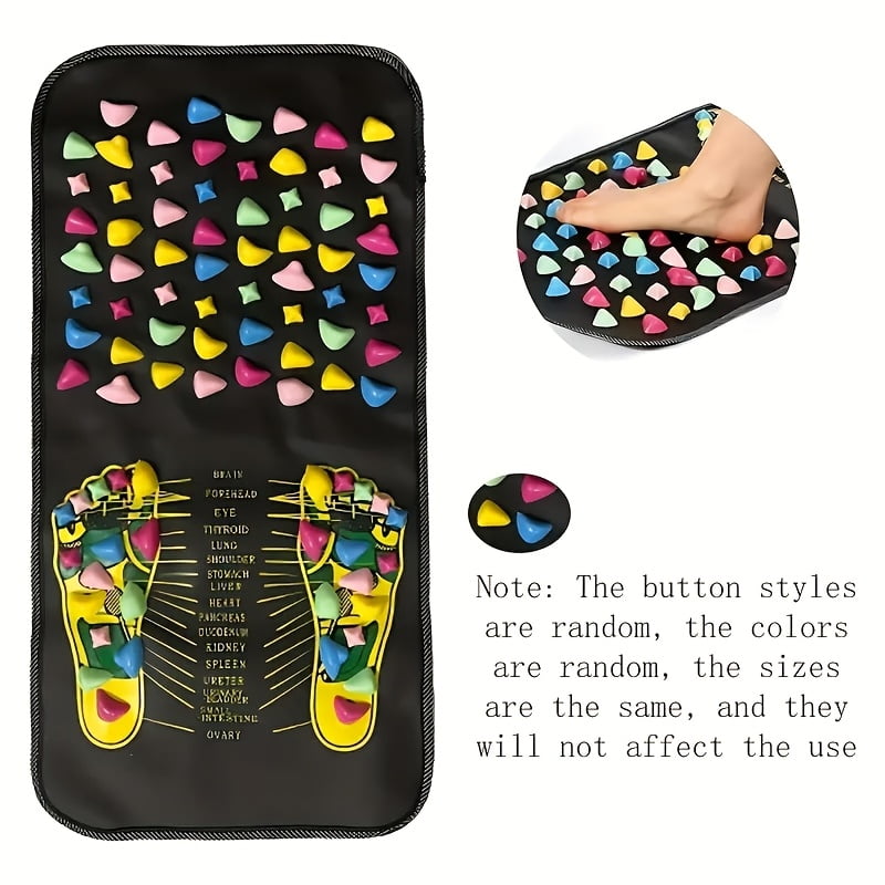 Foot Massage Mat Reflexology Walk Stone Road Foot Massage Acupoint Mat ...
